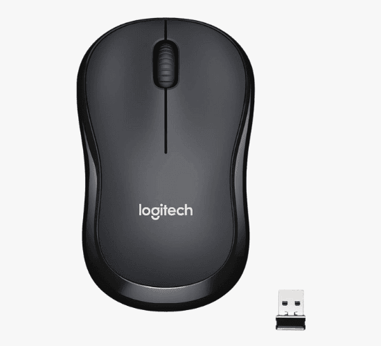 Logitech M220 Wireless Mouse Silent Buttons Black